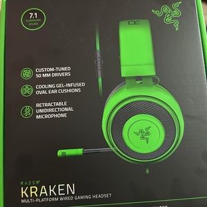 Razer | Headphones | Razer Kraken Crossplatform Wired Gaming Green ...
